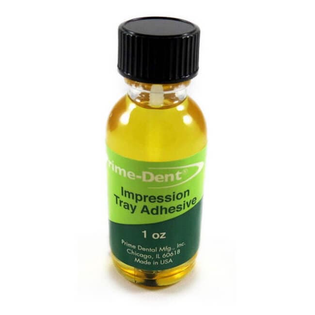Alginate Impression Tray Adhesive, 1oz Bottle Amber - SOUQ DENTAL